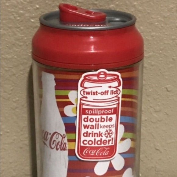 Coca Cola | Dining | Coca Cola Double Wall Can Drink Holder 2 Do Oz ...